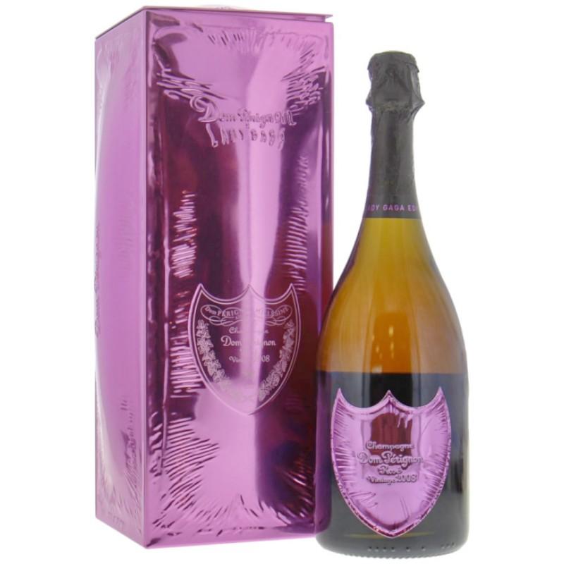 Dom Perignon Lady Gaga Edition Rose Vintage 2008 750ml 1pk - Light Purple