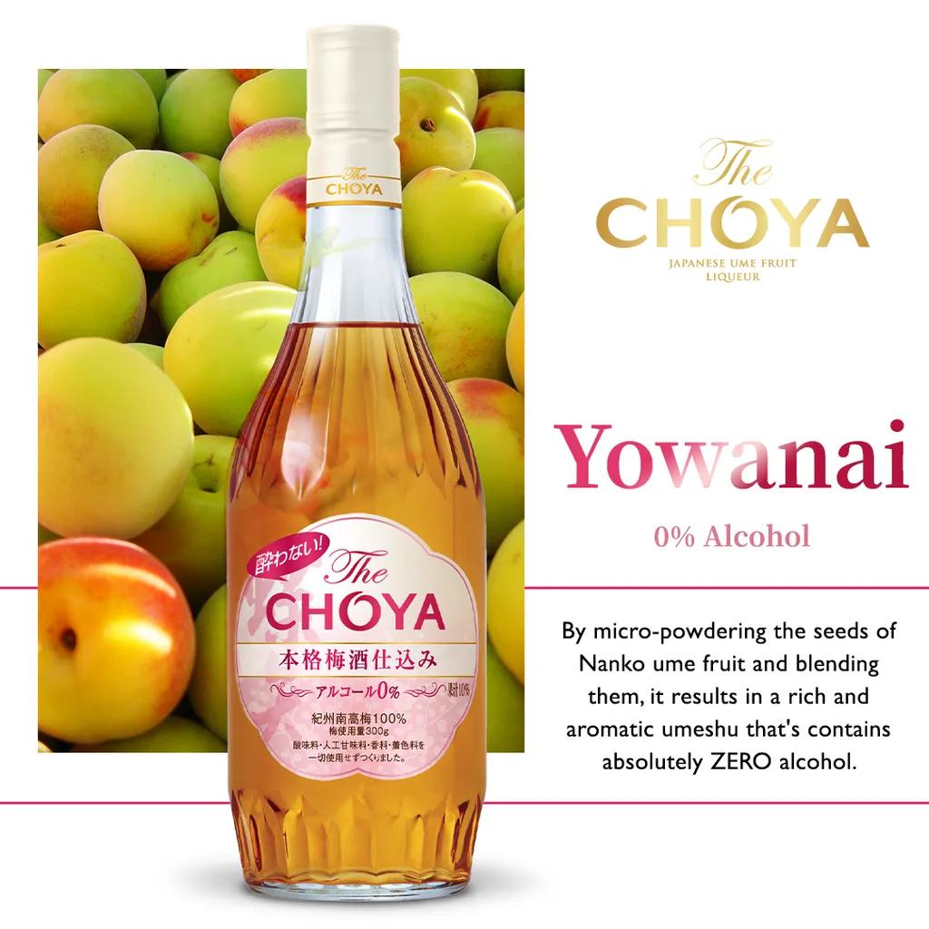 Choya Yowanai 0% Ume Fruit 700ml 1pk