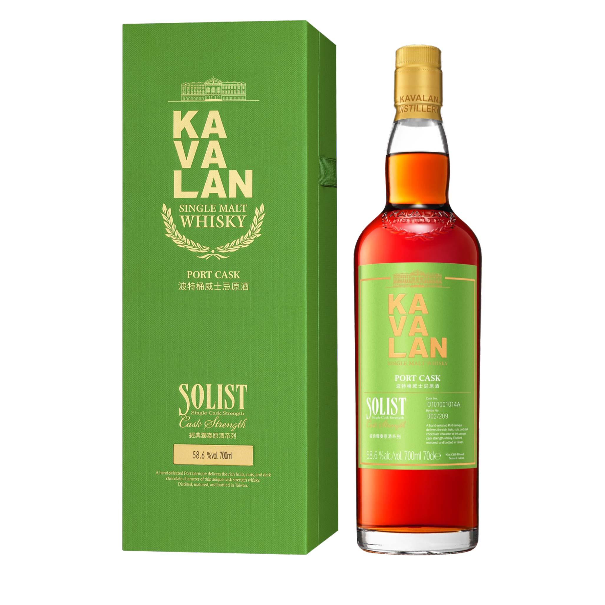 Kavalan Solist Port Single Cask Strength 700ml 1pk