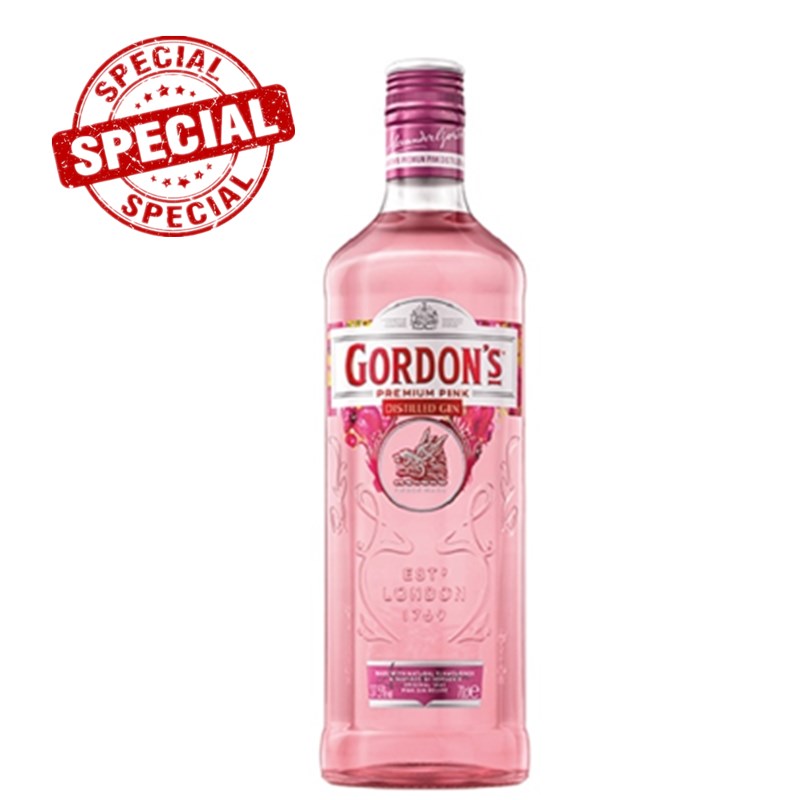 Gordons 37.5% Pink Gin 700ml 6PK- Full Case
