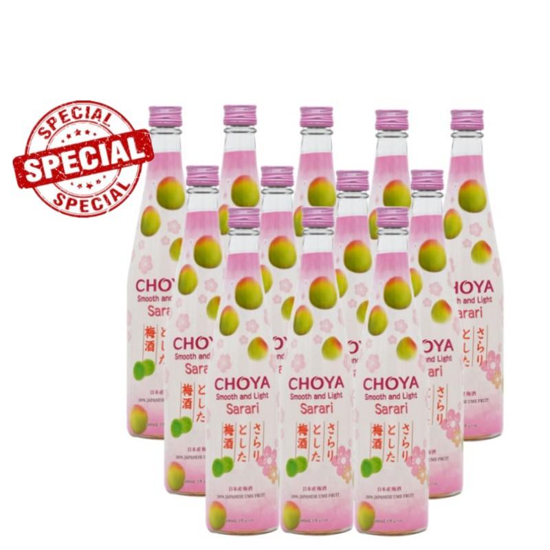 Choya Sarari Plum 10% 500ml 12PK - - Full Case
