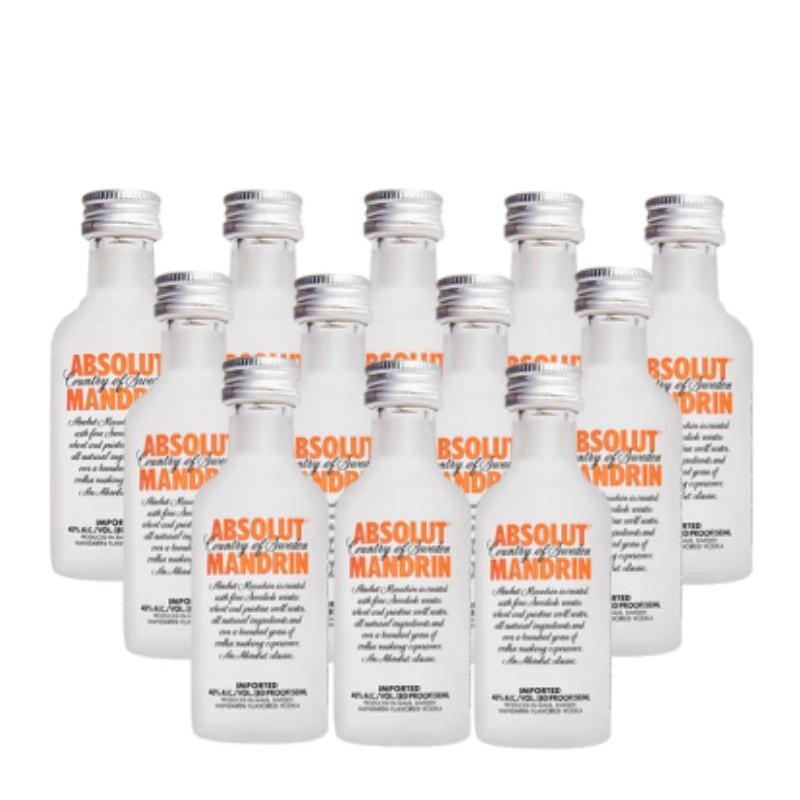 Absolut Mandarin Minis 50ml 12PK