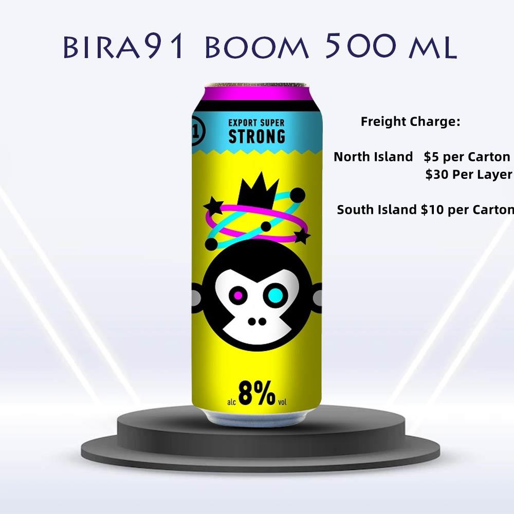 Bira Boom 8% 500ml * 24pk - 10 Cases Deal