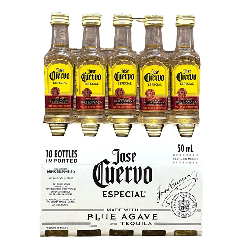 Jose Tequila Gold 50ml 10pk -- Miniature