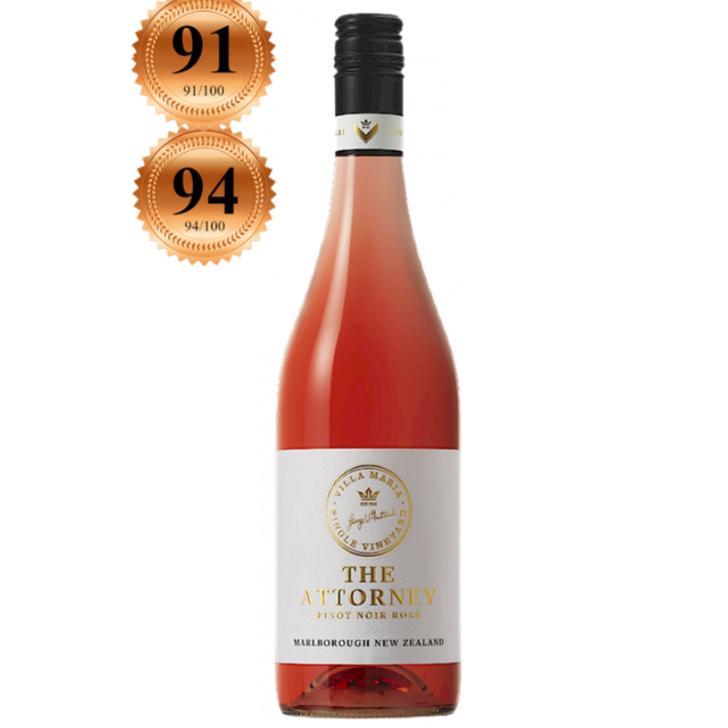 Villa Maria Single Vinyard The Attorney Pinot Noir Rose 2021 750ml 1pk