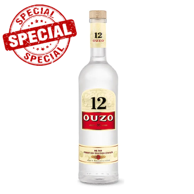 Ouzo 12 700ml 12pk -- Full Case Deal